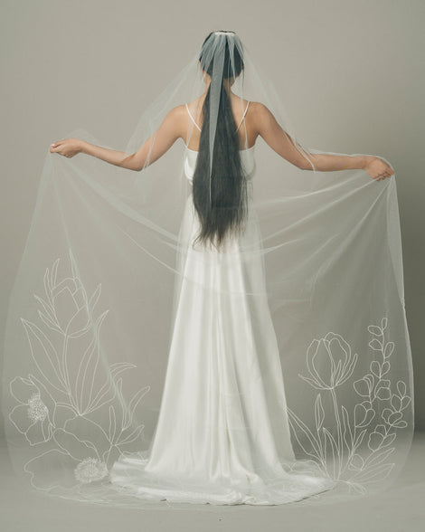 SOLSTICE FRINGE VEIL – Ofrenda Studio
